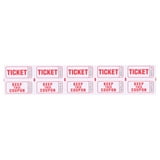 Regent Products Double Stub Raffle Tickets, 200 Count, Color Varies ...