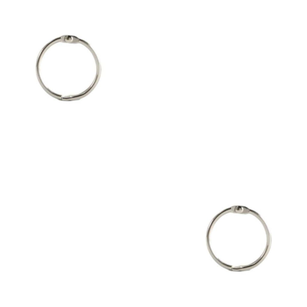 Advancent 50 piezas de anillos de carpeta DIY álbumes de apertura aros ...