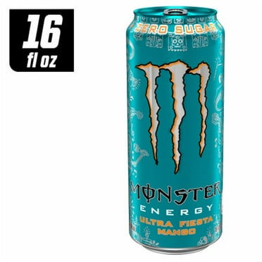 Monster Ultra Blue Energy Drink, 16 Fl. Oz., 4 Count - Walmart.com