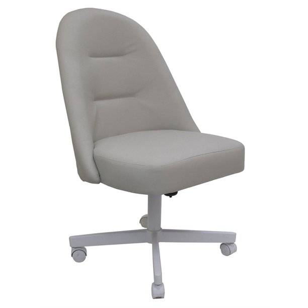 M-235 Swivel Metal Dining Caster Chair - Ocean Beige - White - Walmart.com