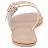 Gallery Seven Tri-Strap Slide Sandals for Women - Walmart.com