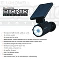 Bell + Howell Bionic Spotlight, 25 ft. Motion Sensor, Solar Sun Panels ...