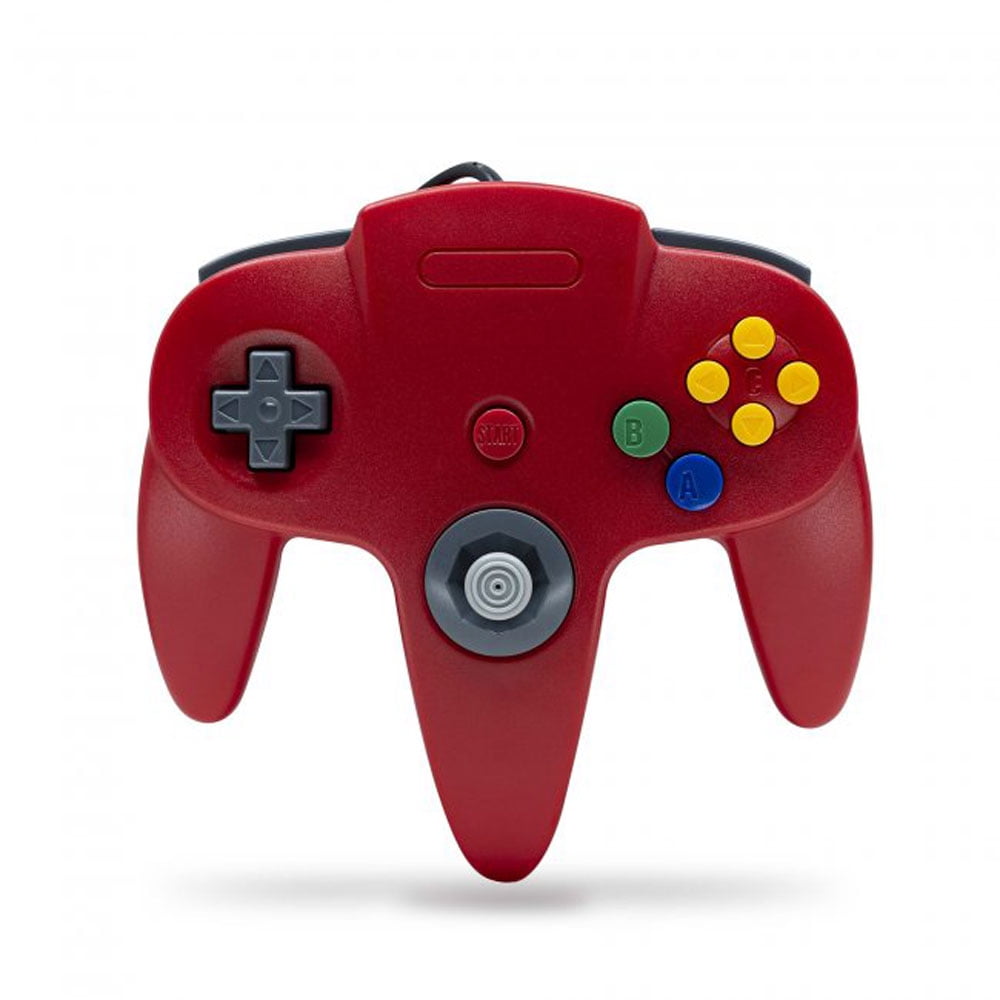 Control TeknoGame alambrico para Nintendo 64 rojo | Walmart en línea