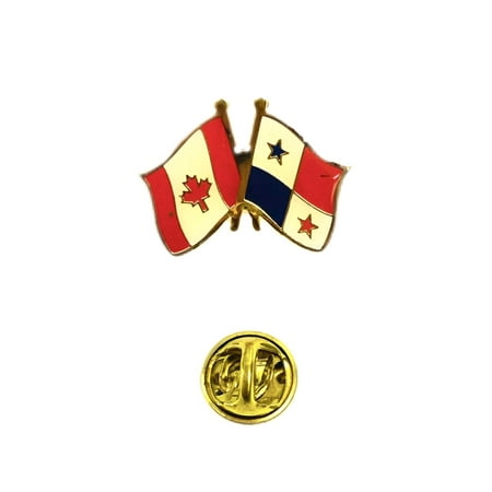 PANAMA/CANADA FRIENDSHIP COUNTRY FLAGS METAL LEPAL PIN BADGE | Walmart ...