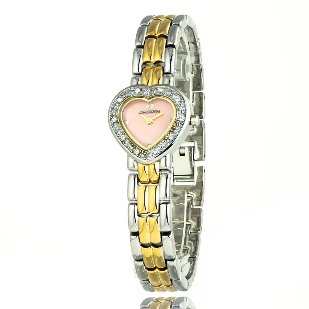 Chronotech - WATCH CHRONOTECH STAINLESS STEEL PINK SILVER WOMEN CT2027L ...