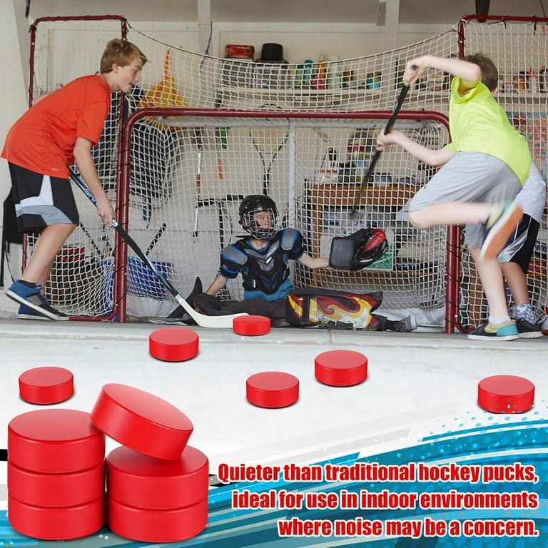 Soft Practice Pucks 4 Pack Soft PU Foam Hockey Pucks - NHL Official ...