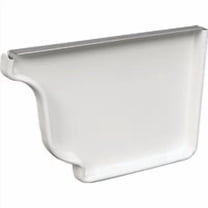 Amerimax Home Products 27006 White Aluminum Right Gutter Endcap - 5 In ...