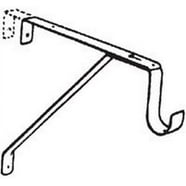 Knape & Vogt Mfg Co Shelf & Rod Bracket White RP-0043-WT - Walmart.com