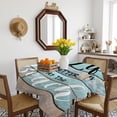 Beach Life Ocean Starfish Table Cloth 60x60in, Waterproof Square ...