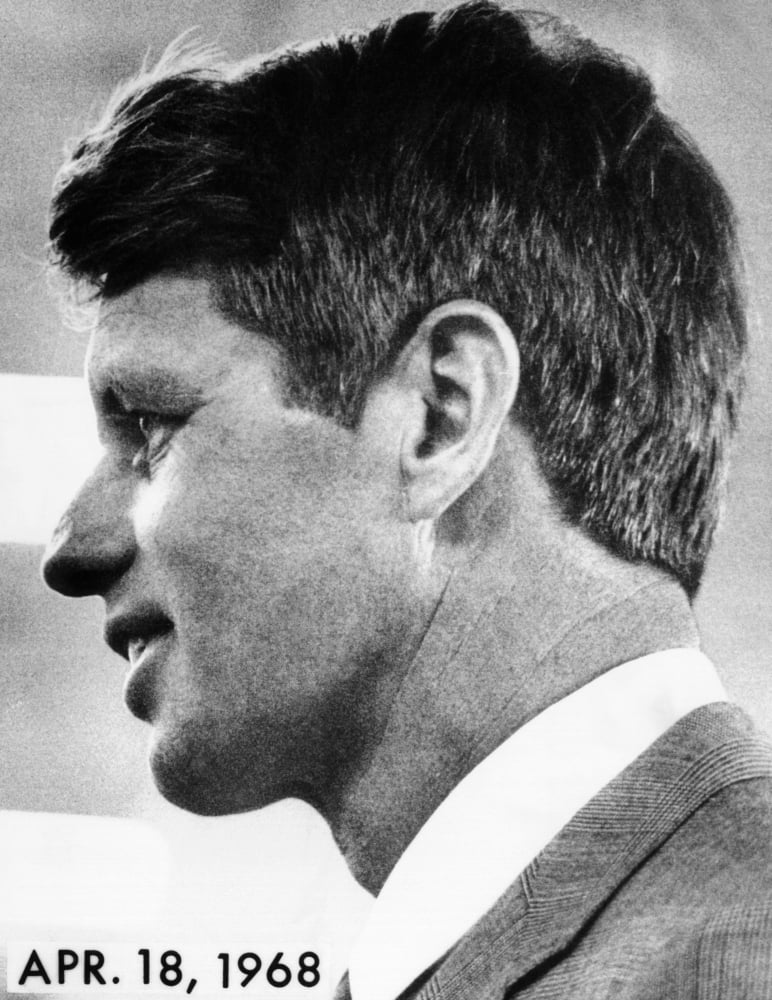 Profile Portrait Of Robert Kennedy. April 29 History (18 x 24 ...
