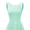 Market In The Box Women Party Lace Dress Scoop Neck Bridesmaid Cocktail ...