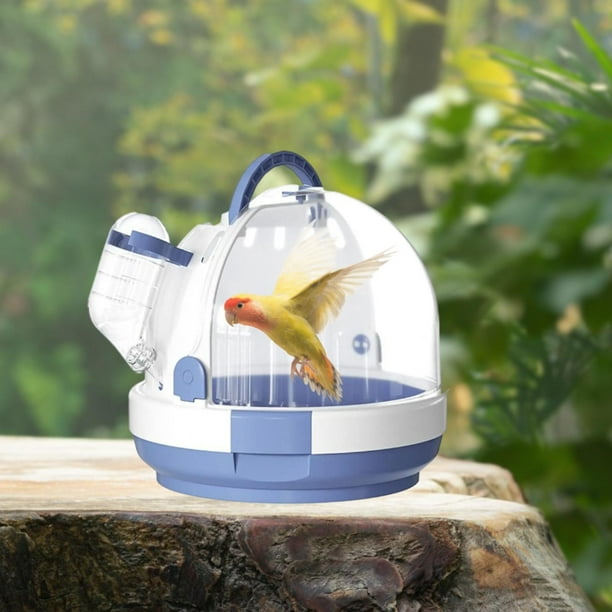 Parrier Cage Cage Jaula de pájaros, respirable, jaula portadora de ...