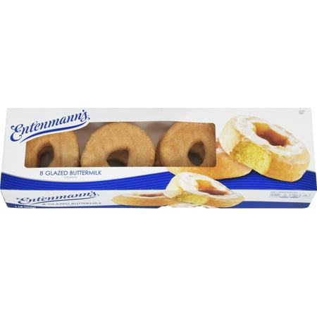 Entenmann's Classic Glazed Buttermilk Donuts, 8 count - Walmart.com
