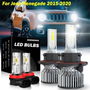 For Jeep Commander 2006-2010 LED Headlight High Low Fog Light Bulbs ...