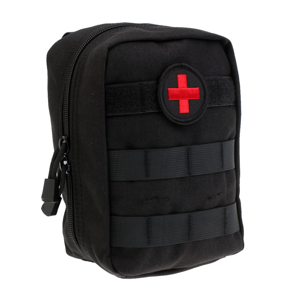 Tactical EMT Pouch Medic EMS Paramedic Molle First Aid Pouch Black ...