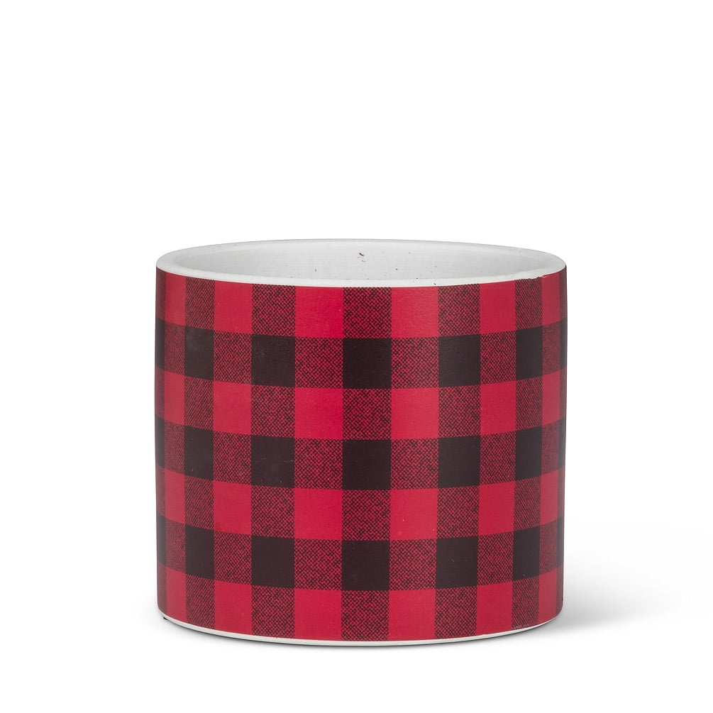 Set of 6 Small Buffalo Check Planter - Walmart.com