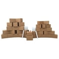uBoxes 36 Moving Boxes, 2 Room Basic Moving Kit, Tape, Bubble, Packing ...