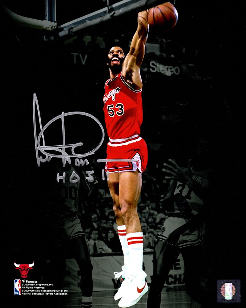 Artis Gilmore Signed Chicago Bulls Slam Dunk Spotlight Action 8x10 ...