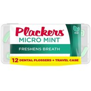 Plackers Micro Mint Dental Flossers (Pack of 6) - Walmart.com