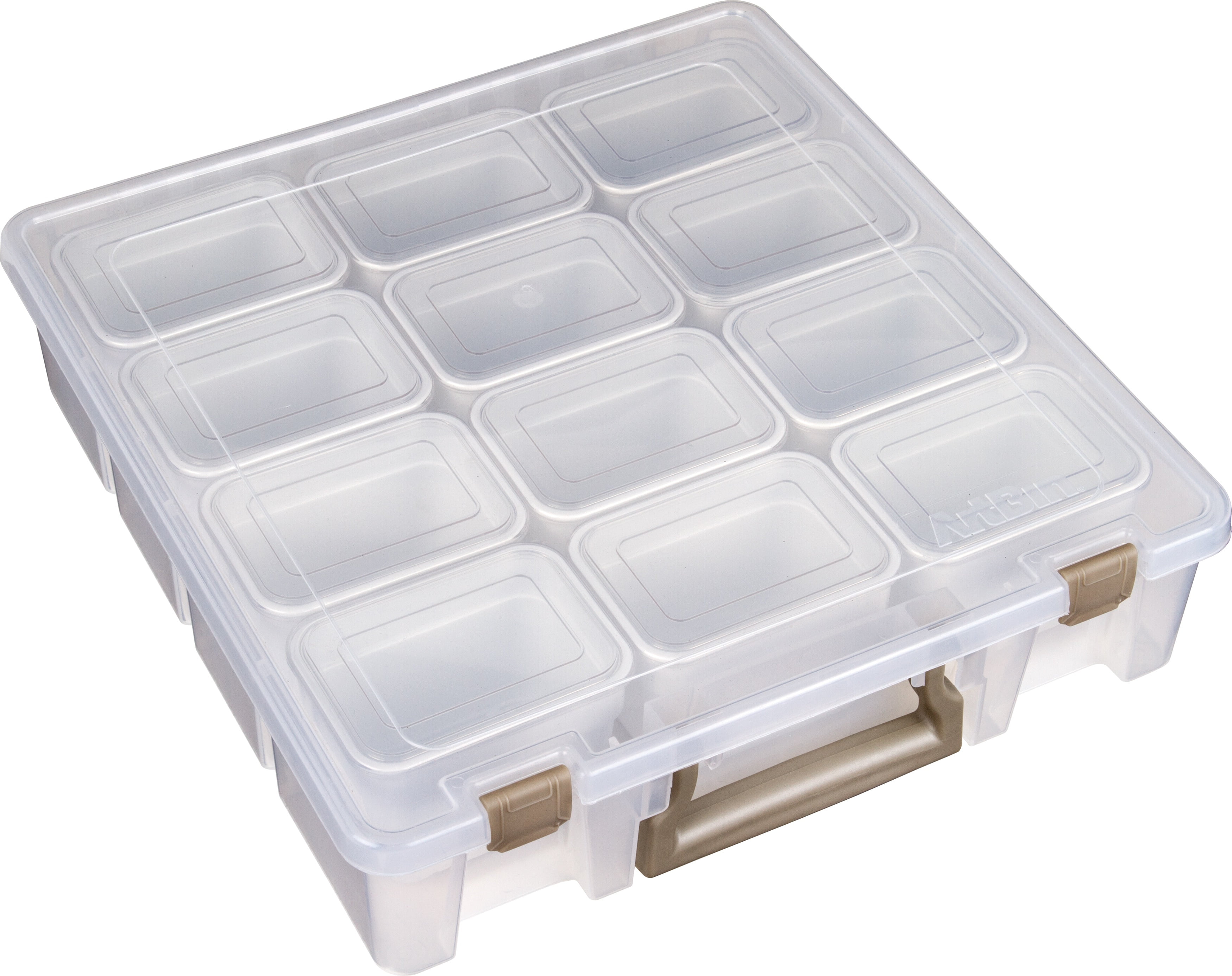 ArtBin Super Satchel W/12 Storage Bins-White/Aqua - Walmart.com