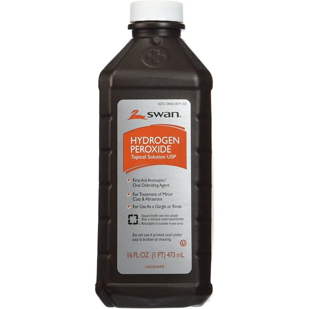 Swan Hydrogen Peroxide Topical Solution, 16 oz - Walmart.com