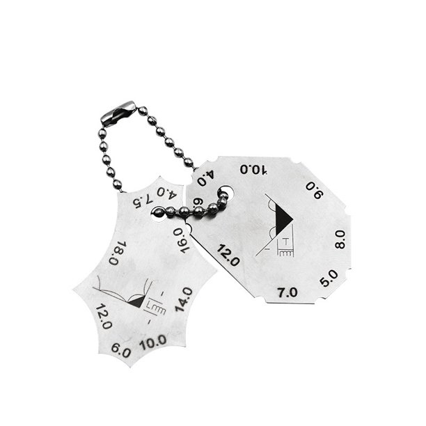 Weld Gauge, Leg Length Gauge Throat Depth Weld Joint Tee Fillet Weld ...