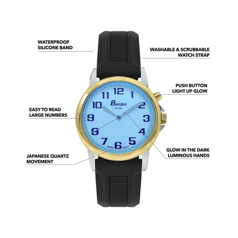 Women's watch with light up dial store