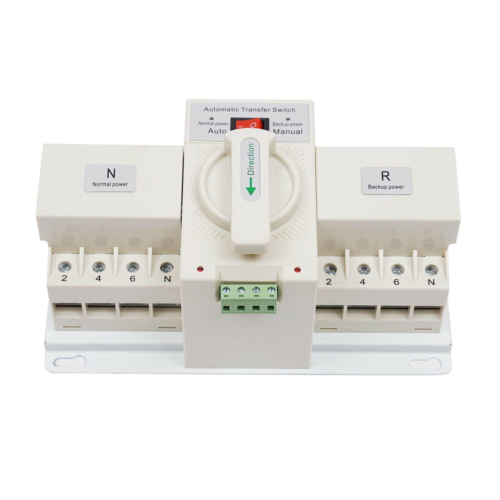 63A 2P Dual Power Automatic Transfer Switch Self Cast CB Level AC-33iB ...