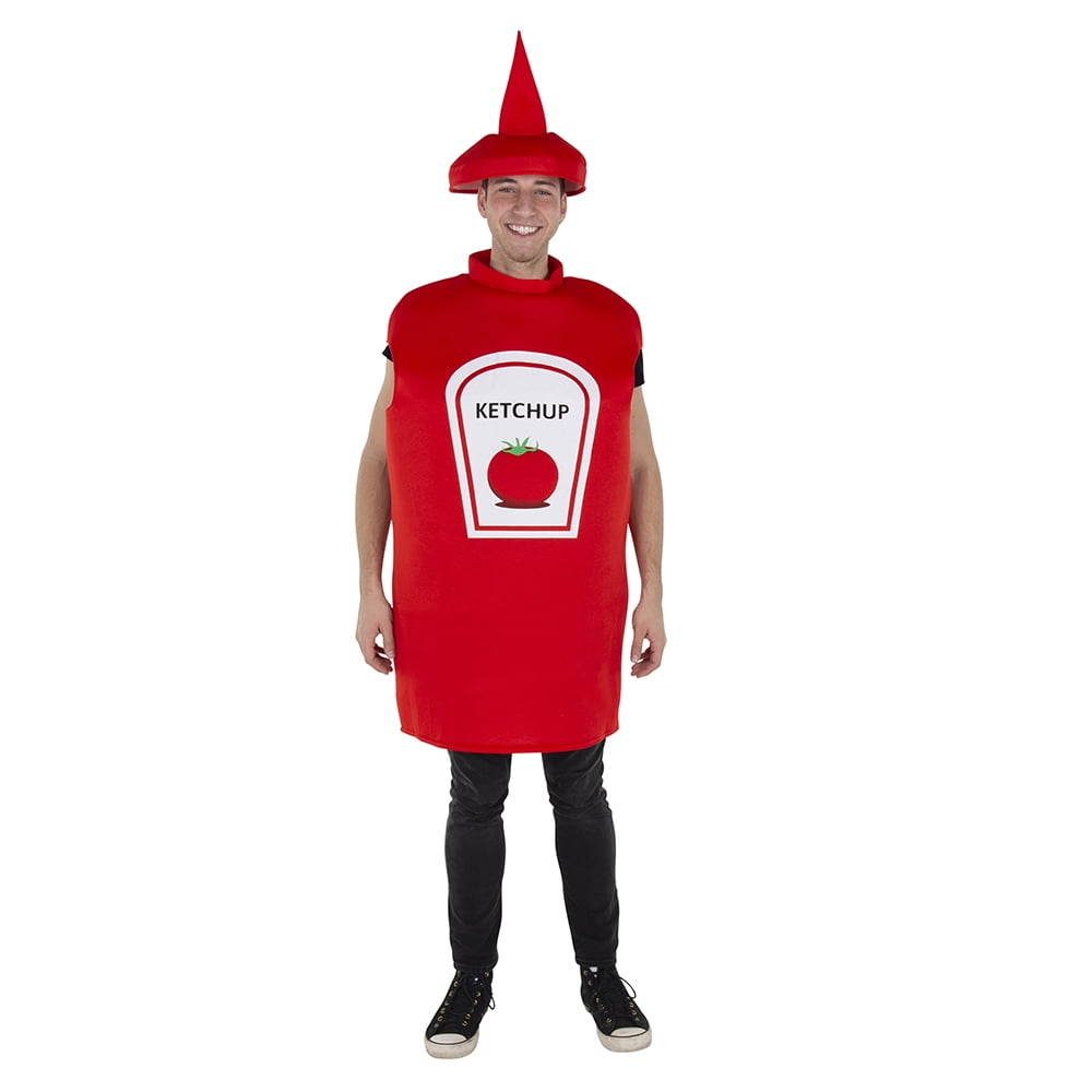 Click here for Ketchup Bottle Costume Adults - By Dress Up Americ... prices