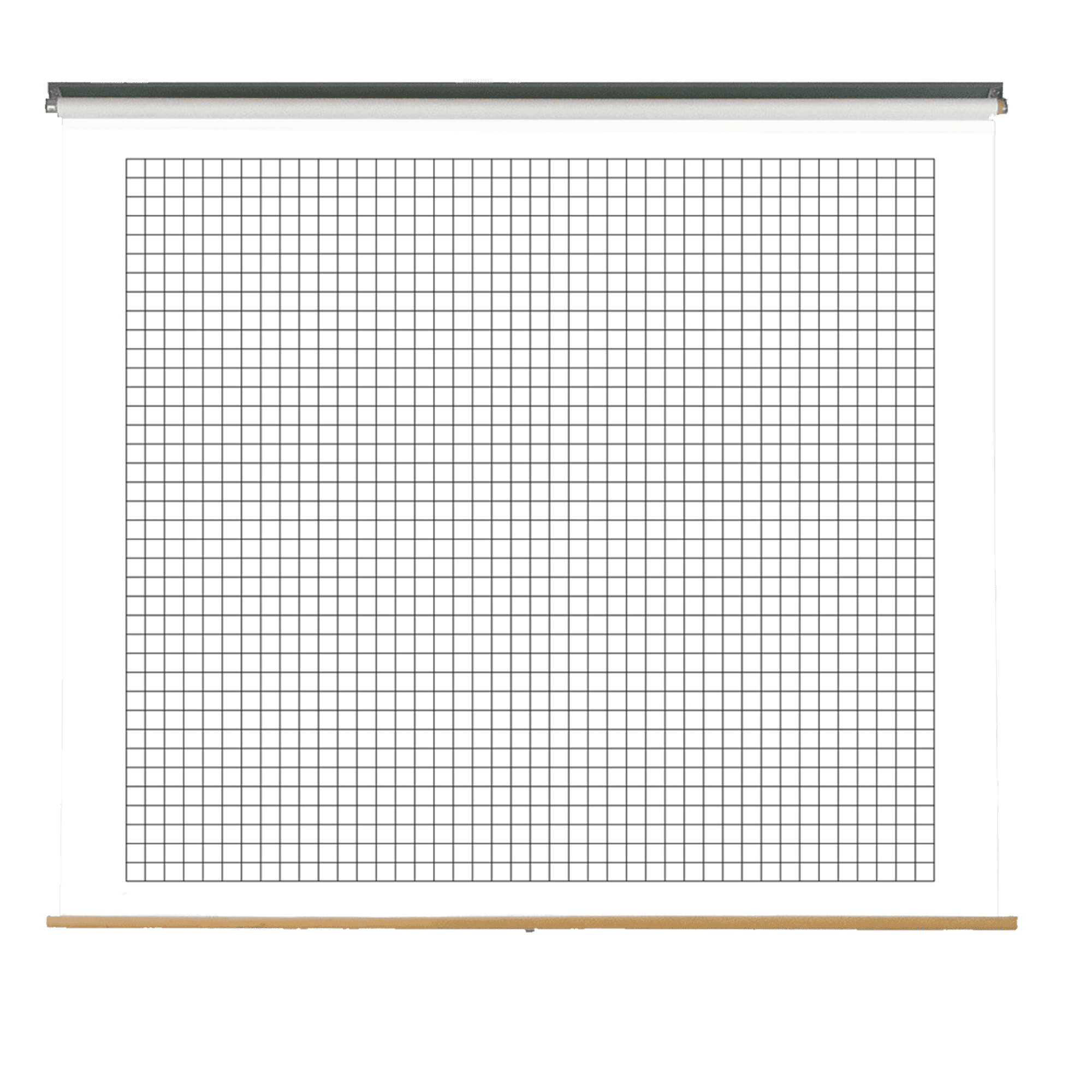 Pull Down Dry Erase Chart, 1" Grid - Walmart.com