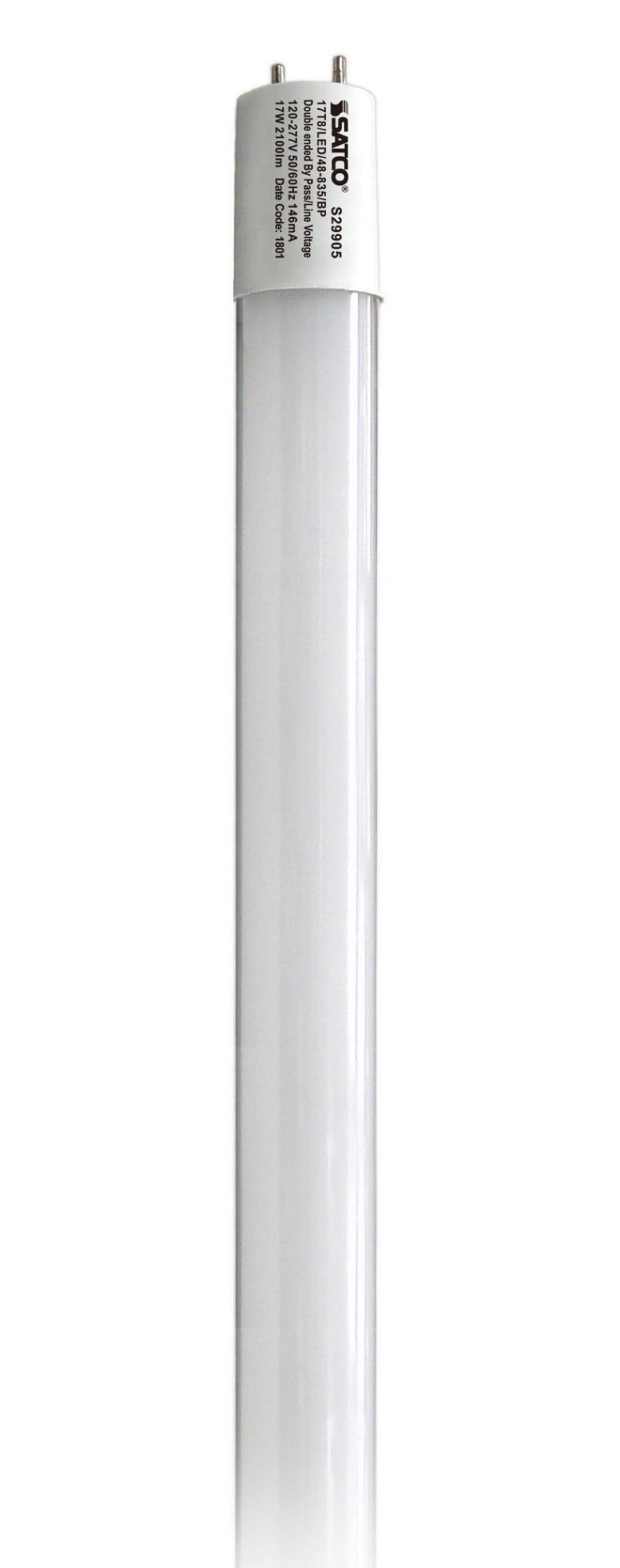 Satco Lighting S29905 Single 48" 17 Watt T8 Bi Pin Led Bulb - Frosted ...