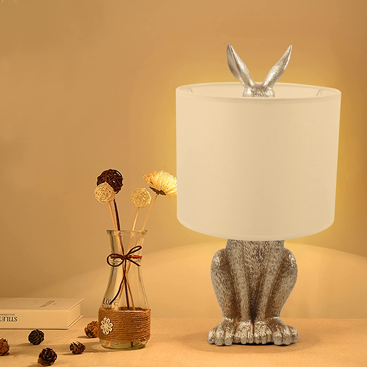 Porcelain Wise Owl Shaped Animal Light Table Lamp - Walmart.com
