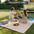 Blue Beige Outdoor Rug, Gradient Seaside Ocean Wave Sand Abstract Beach ...