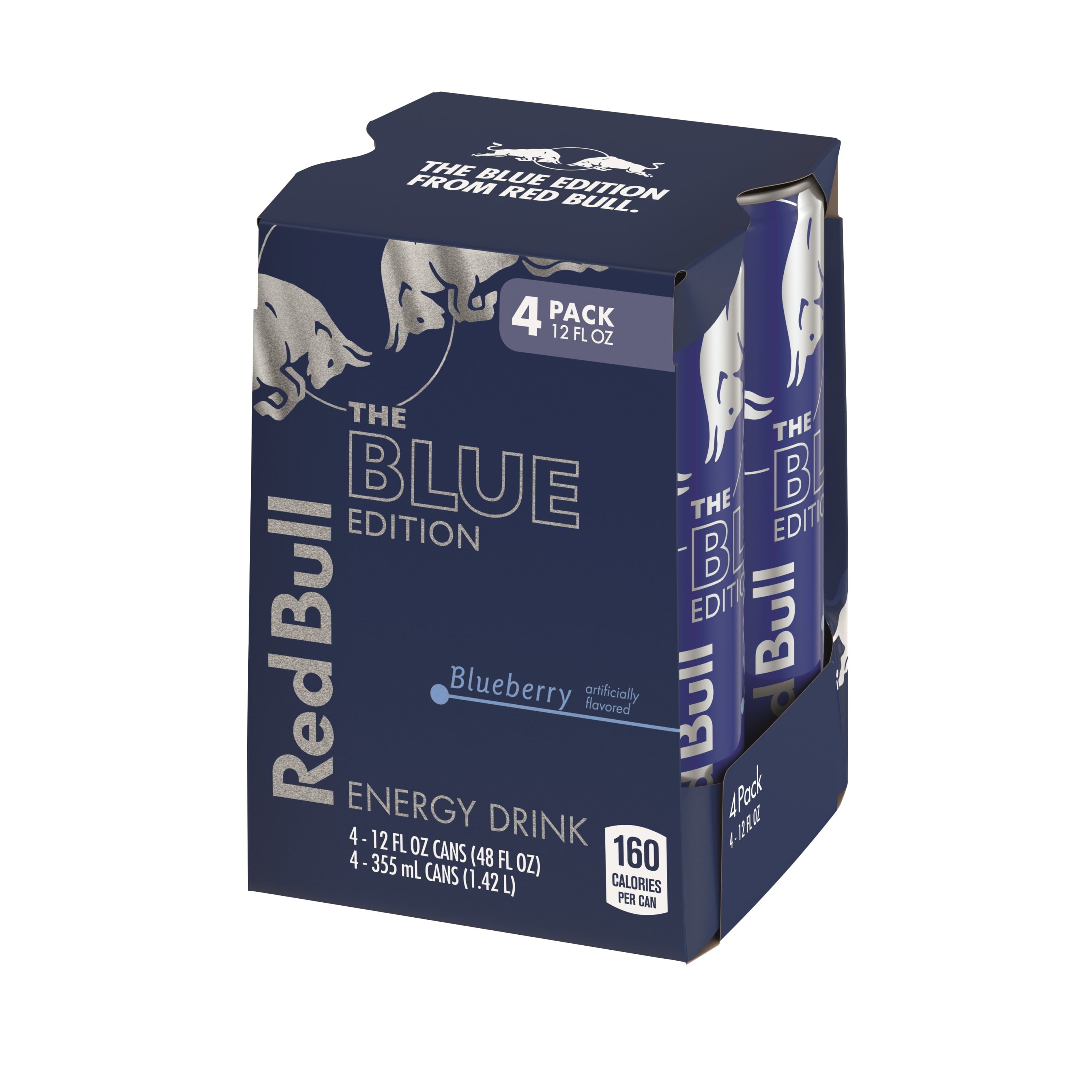 Red Bull Blue Edition Blueberry Energy Drink, 12 fl oz, 6 Packs of 4 ...