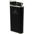 Stanley Classic 8 oz Stainless Steel Flask, Easy Fill Wide Mouth ...