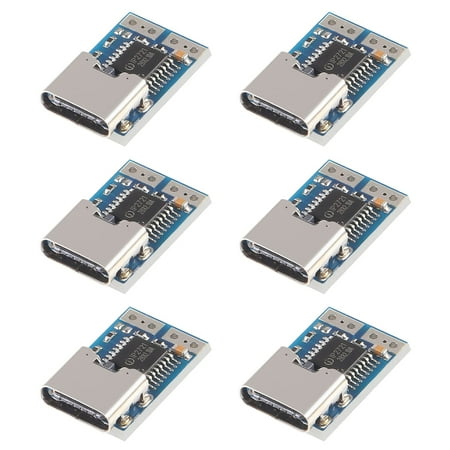 6 Pack MELIFE Type-C USB-C PD 15V DC Fixed Voltage Power Trigger Module ...