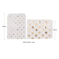 1 Bag 100Pcs 4 Patterns Eco-Friendly Kraft Paper Bags Gift Bags ...