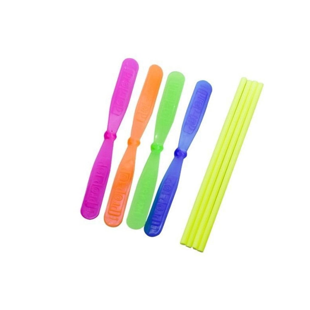 TureClos 100 Pieces Kids Propeller Flying Toy Party Holiday Playing ...