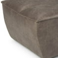 Simpli Home Julian Large Rectangular Ottoman - Walmart.com