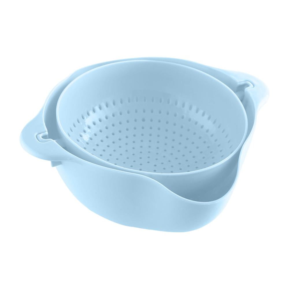 Vegetable Washing Basket|Double-Layer Wash Basket Vegetable Stainer ...