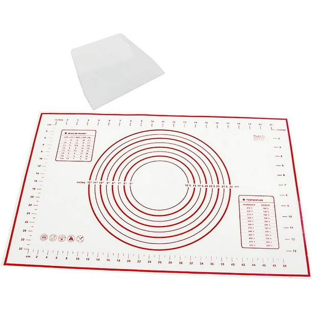 Silicone Pastry Baking Mat, Non-stick Dough Rolling Mat With ...