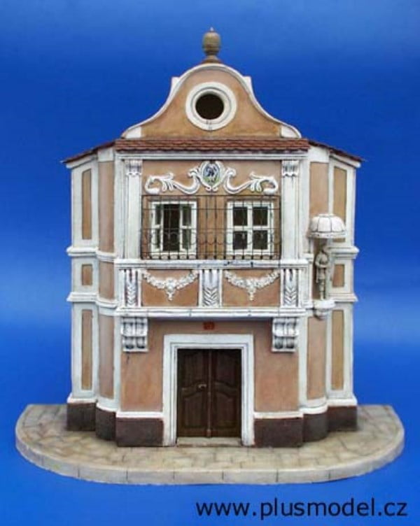 Plus Model 1:35 Civic House Facing Gypsom Resin & PE Diorama Accessory ...