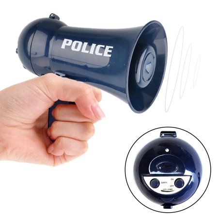 Jinveno Speaker Megaphone Toy with Foldable Handle Mini Loudspeaker ...