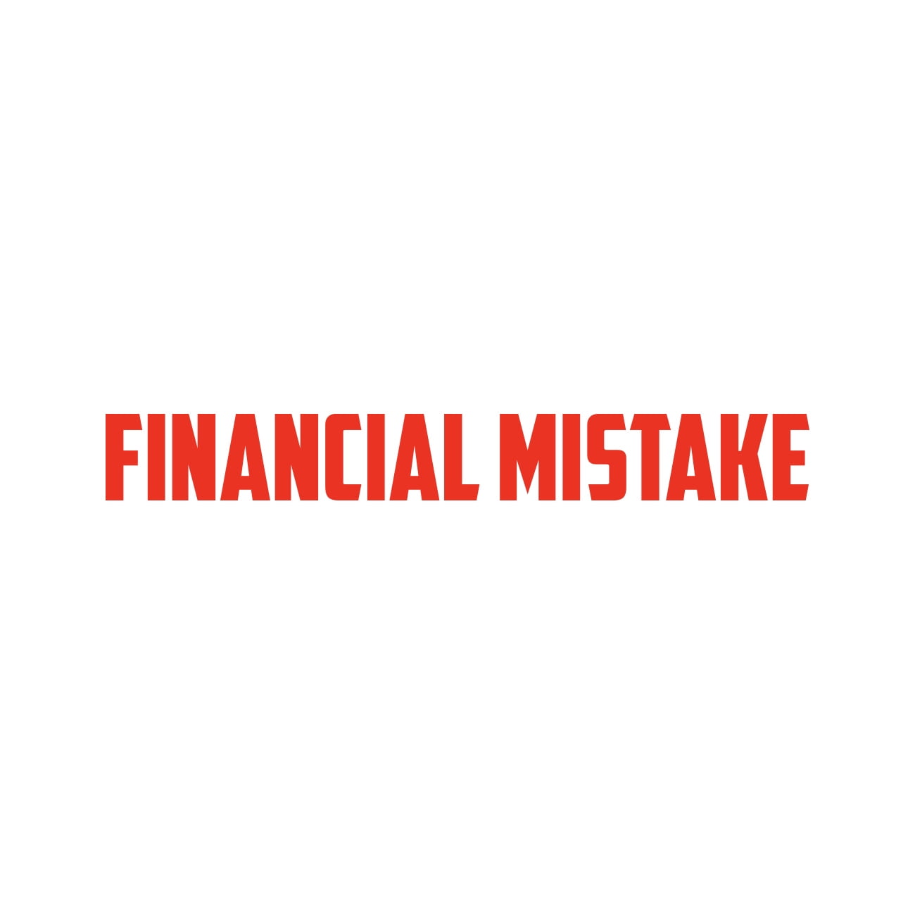 Financial Mistake Sticker Decal Die Cut - Self Adhesive Vinyl ...