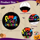 WaaHome Hocus Pocus Decor Sign 12" I Smell Children Hanging Signs ...