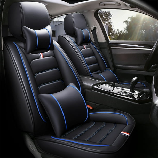 OTOEZ Car Seat Covers Luxury Leather 5-Seats Full Set Protector ... OTOEZ Car Seat Covers Luxury Leather 5-Seats Full Set Protector ...
