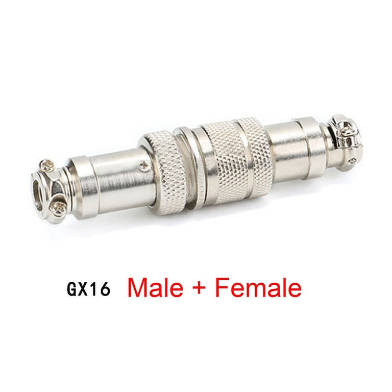 Gx16 Connector 5-Pair GX16-2 Aviation Connectors - 2-Pin Female Panel ...