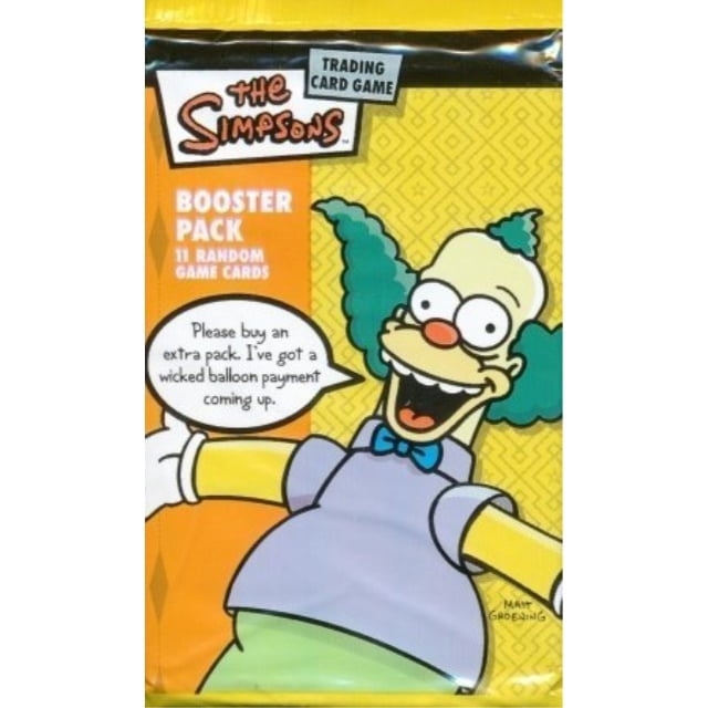 the simpson's trading card game booster pack - Walmart.com