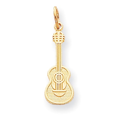 Click here for Saris And Things 10k Yellow Gold Guitar Charm 28 M... prices