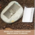 Hide-A-Key Stone Safe – Fake Rock Key Hider, Weather-Resistant Garden ...